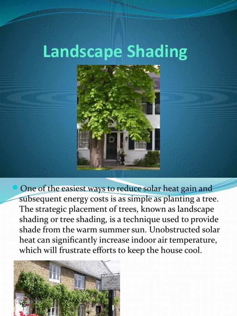 Landscape Shading | PDF | Solar Energy | Window