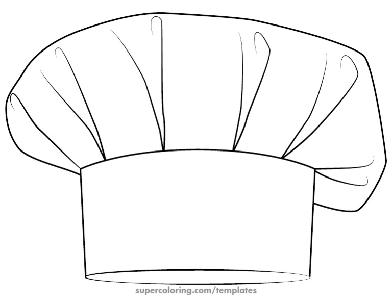 Chef Hat Outline Paper Crafts | PDF