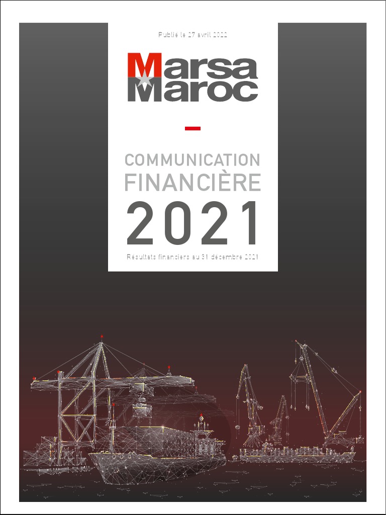 Résultats financiers 2021 de Marsa Maroc | PDF