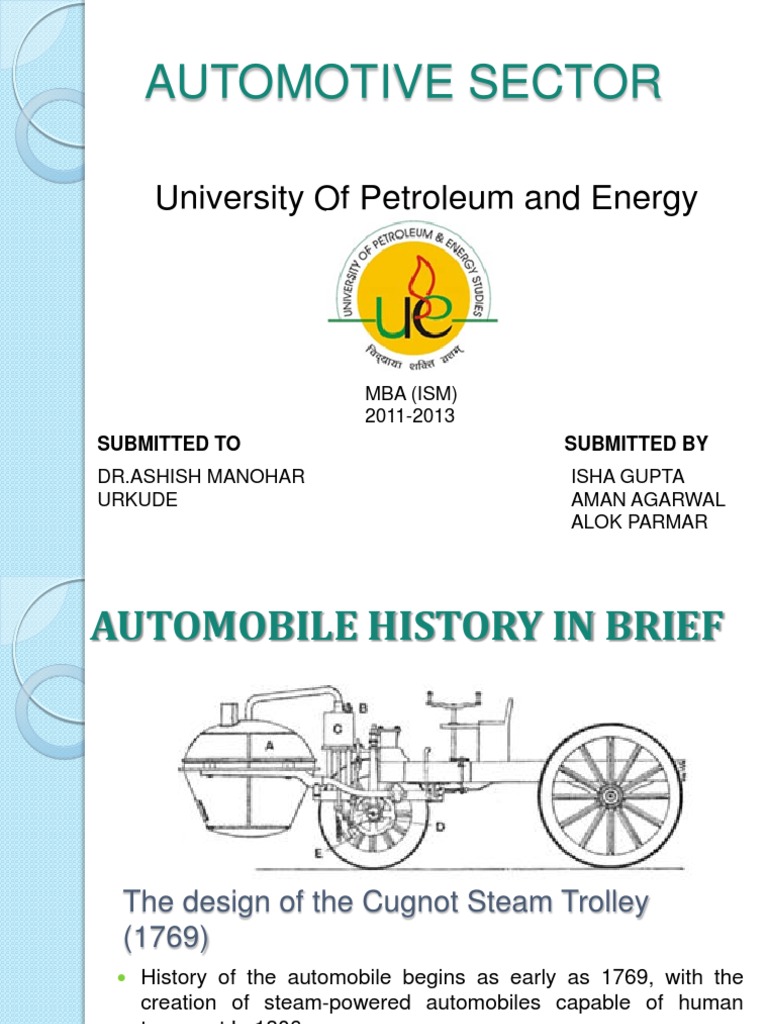 Automotive Sector MBA ISM | Download Free PDF | Car | Ford Motor Company