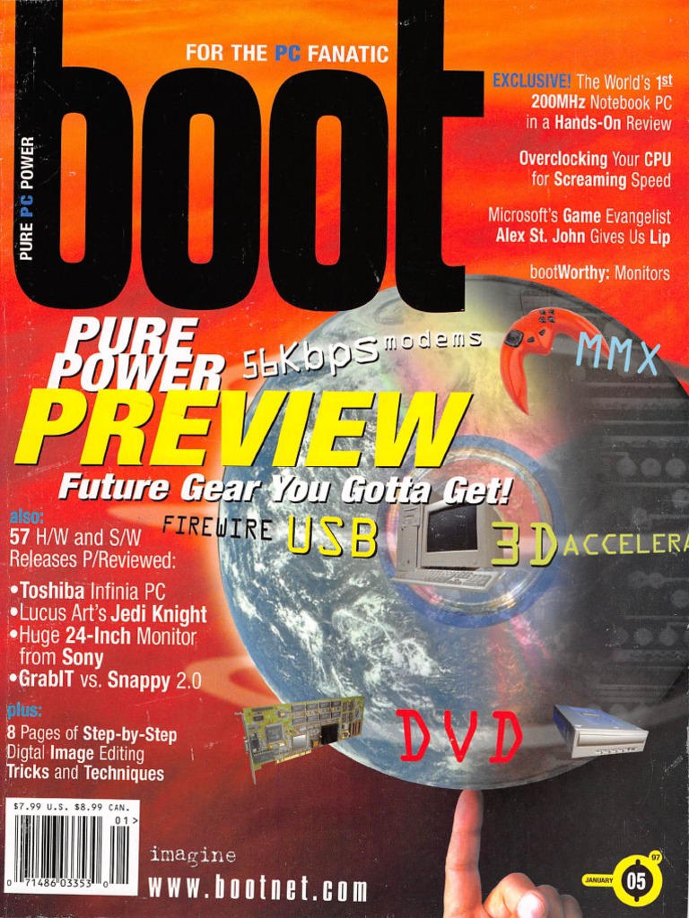 Boot Magazine - Issue 05 - Pure Power Preview - January 1997 | PDF | Personal Computers | Booting