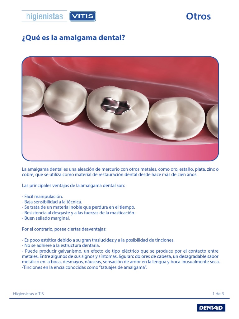 Amalgama Dental | PDF | Mercurio (Elemento) | Ciencias fisicas