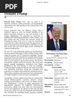 Donald Trump: Life, Presidency, and Legacy | PDF | Donald Trump ...