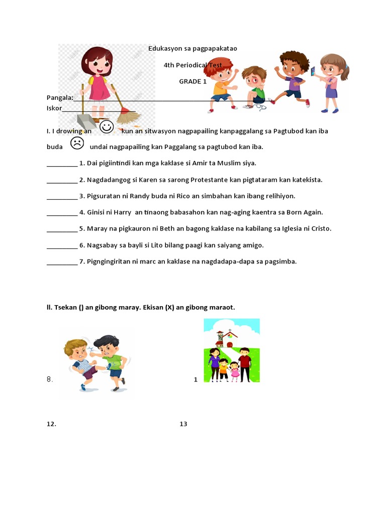 4TH Periodical Test 3 | PDF