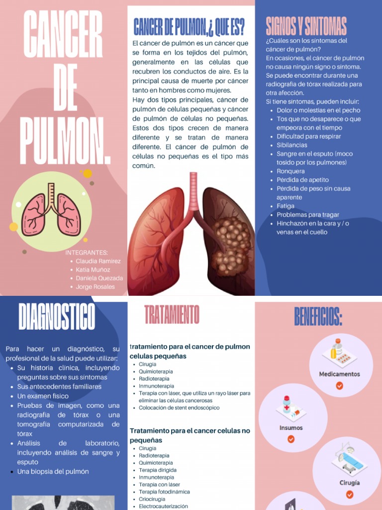 Triptico CA - Pulmon | PDF