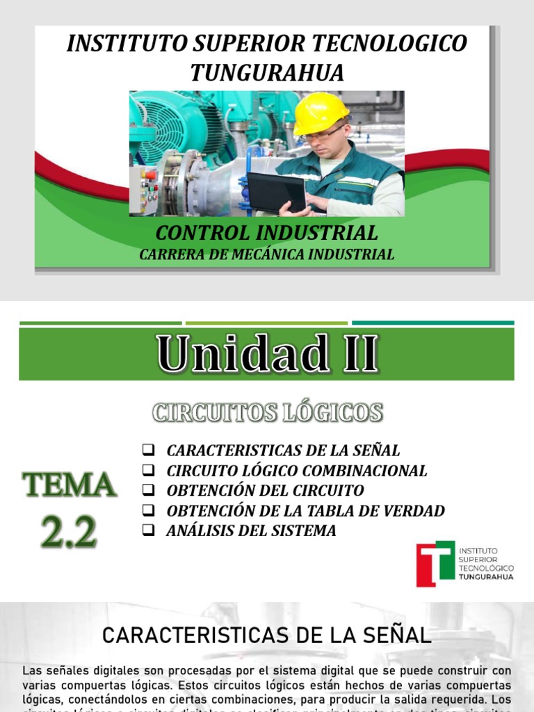 U2.2 - Circuitos Logicos | PDF | Puerta lógica | Termostato
