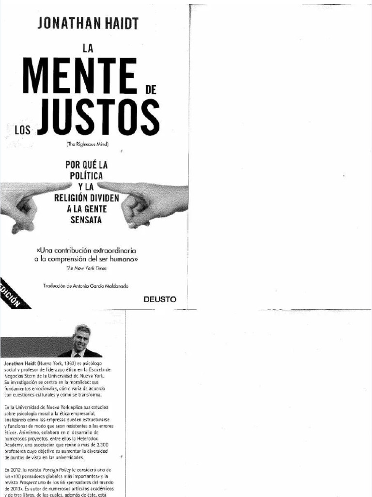 Kupdf.net Haidt La Mente de Los Justos | PDF