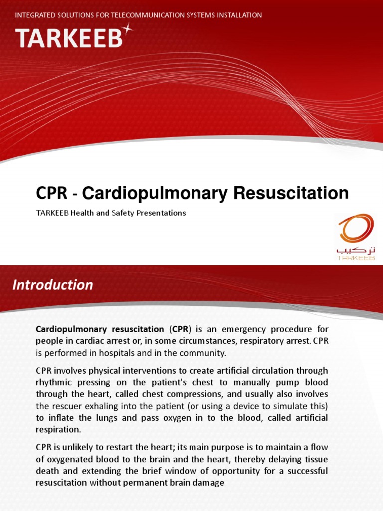 CPR Awareness Training | PDF | Cardiopulmonary Resuscitation | Medicine