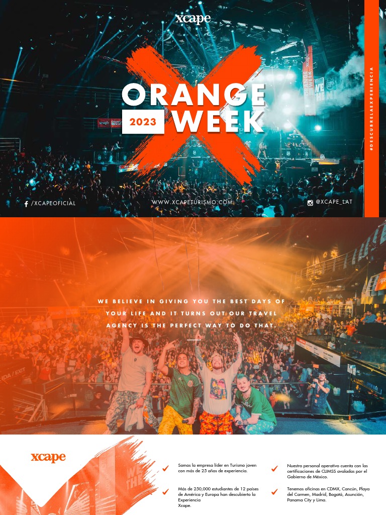 5N C Xcape Orange Week 2023 - Centro | PDF