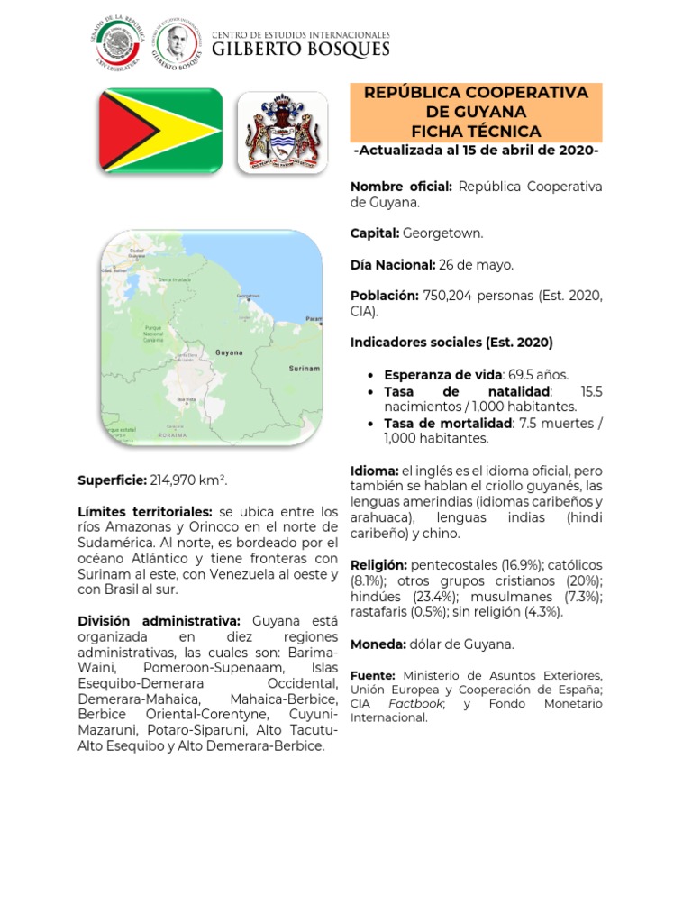 F Guyana | PDF | Guayana | Venezuela