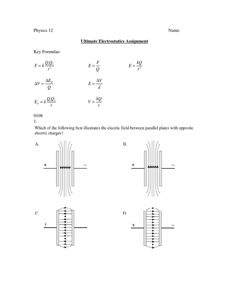 Ultimate Electrostatics Review | PDF | Teaching Methods & Materials