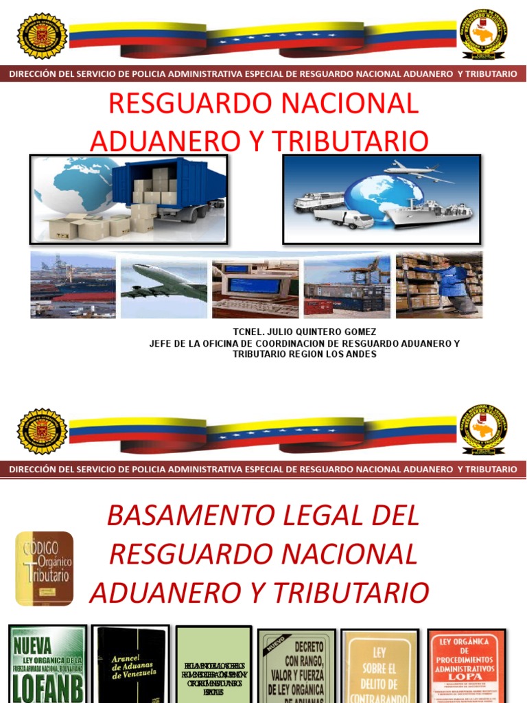 Resguardo Nacional Aduanero y Tributario | PDF