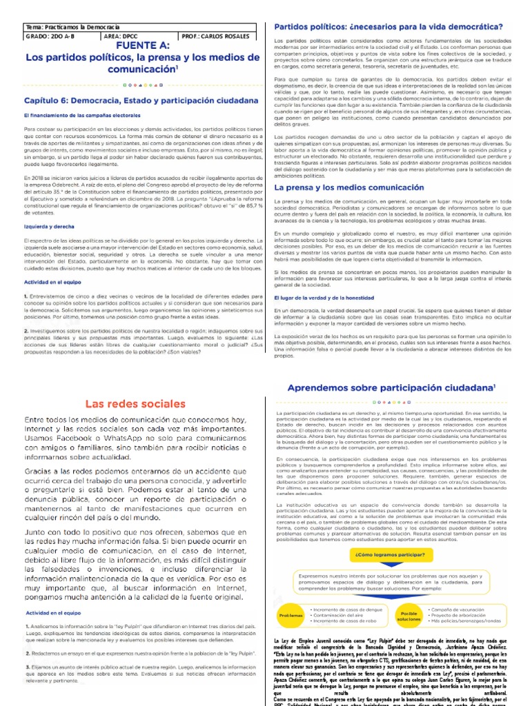 Ficha 04 Eda 02 DPCC 2do A-B | PDF