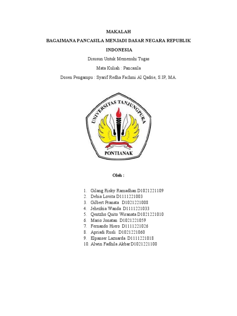 MAKALAH PANCASILA Kelompok 3 | PDF