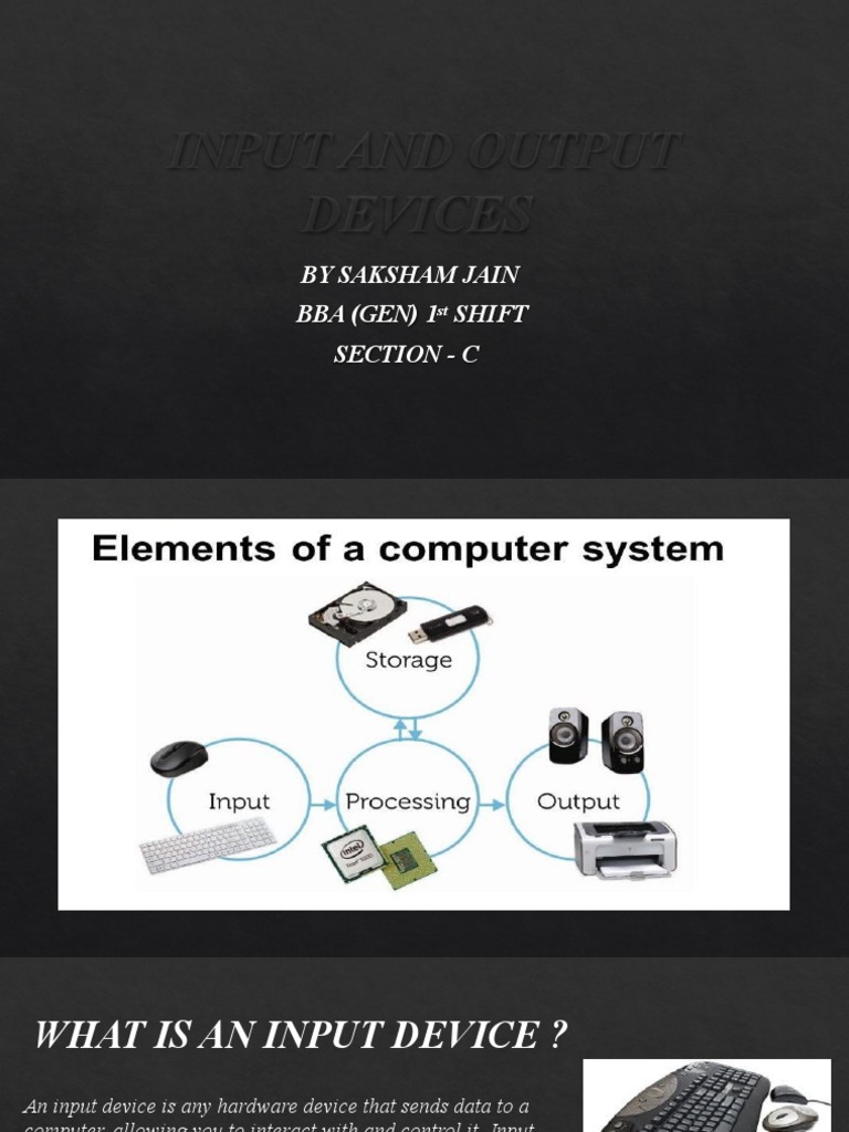 Input and Output Devices | PDF | Printer (Computing) | Information And Communications Technology