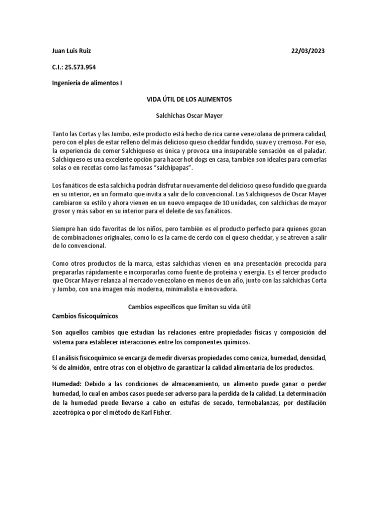 Tarea 2. Vida Útil | PDF