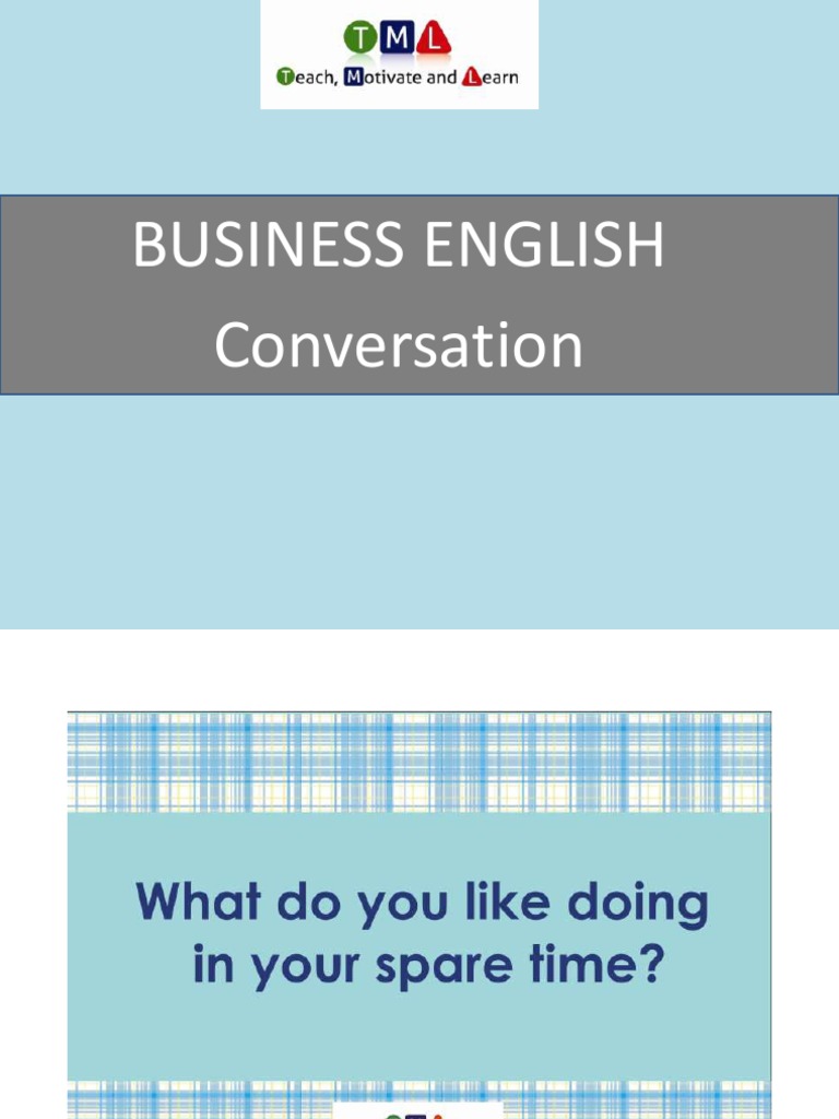 Business Conversation Cards | PDF