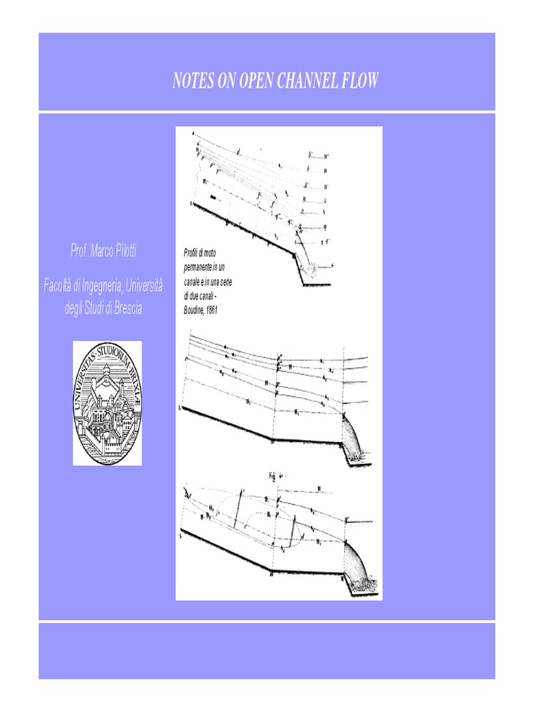 Open Channel Flow Steady State | PDF