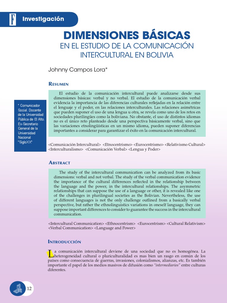 Dimensiones Basicas en El Estudio de La Comunicacion Universidad Pedagogica Sem 4 Foro Educativo ...