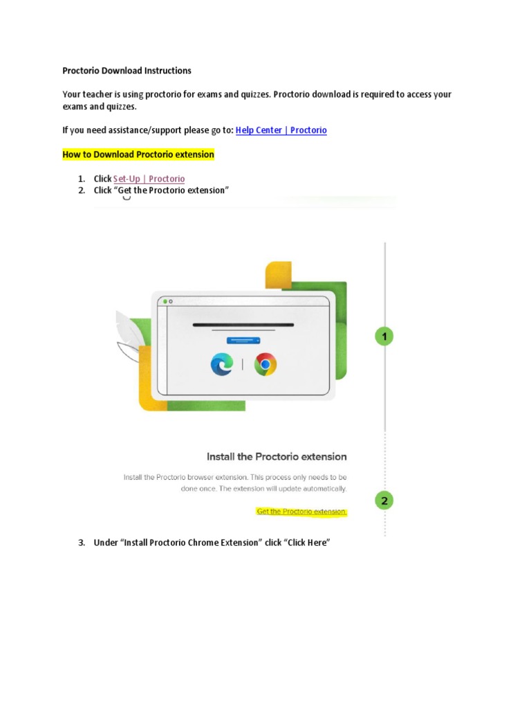 Proctorio Download Instructions Pdf