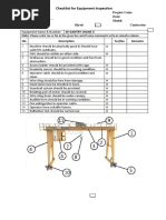 Payloader Inspection Checklist | PDF