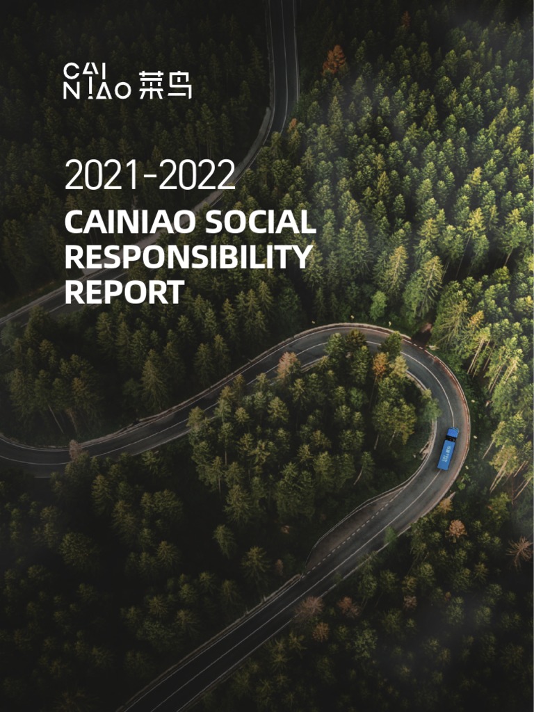 Cainiao Social Responsibility | PDF | Logistics | Supply Chain