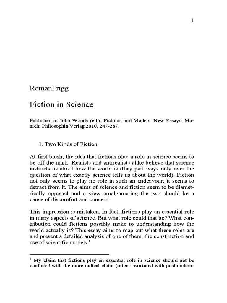 Fiction in Science | PDF