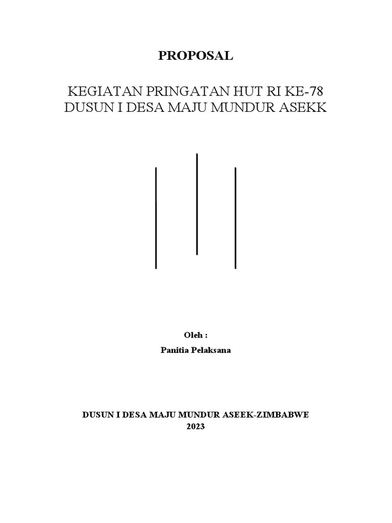 Proposal Non Formal | PDF