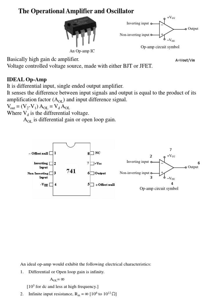 Chapter 4 Op-Amp | PDF | Operational Amplifier | Electronic Oscillator