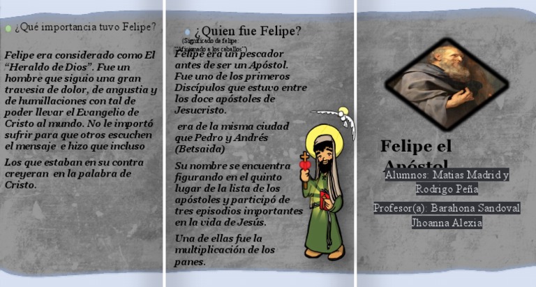 ¿Quien Fue Felipe?: Felipe El Apóstol | PDF | Religión y espiritualidad