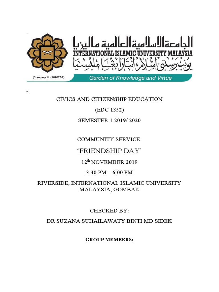 Project Civics | PDF | Friendship | Communication