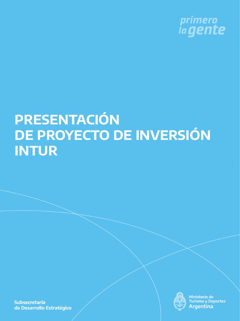 Presentacion Proyecto de Inversion | PDF | Presupuesto | Residuos