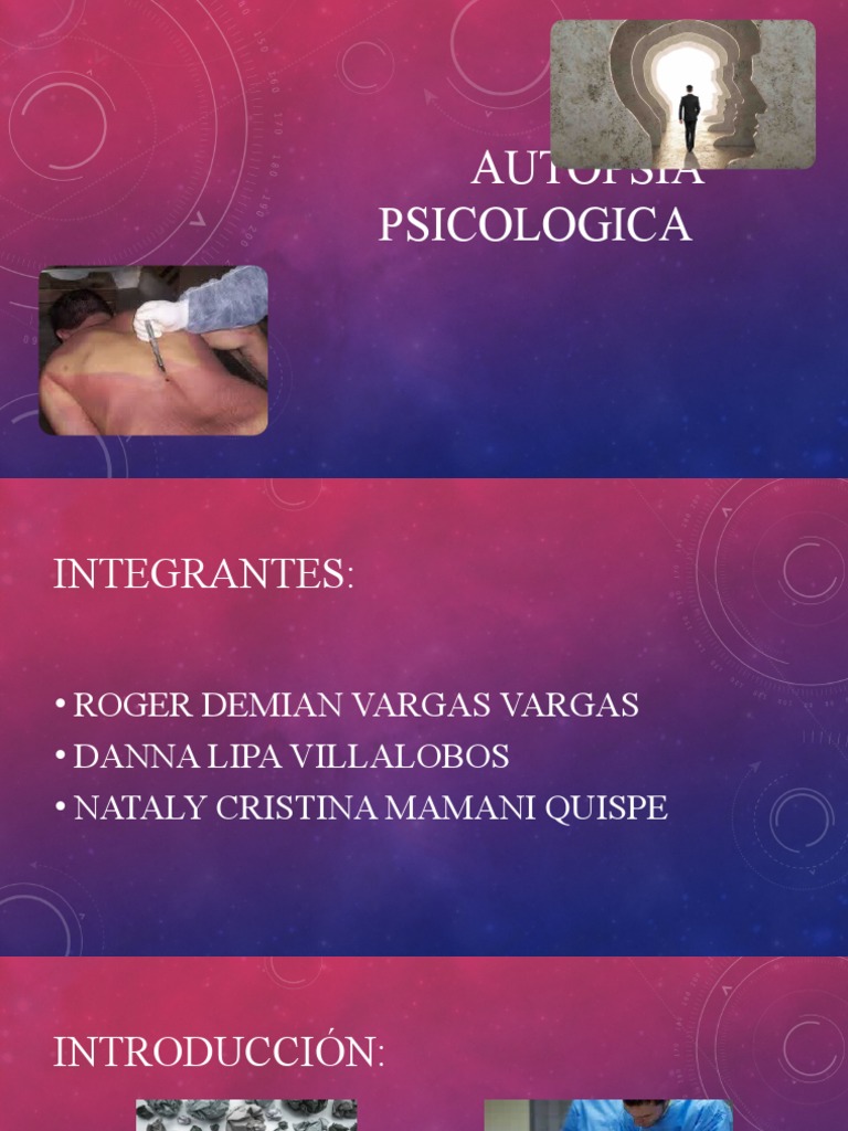 Autopsia Psicologica-1 | PDF | Muerte | Sicología