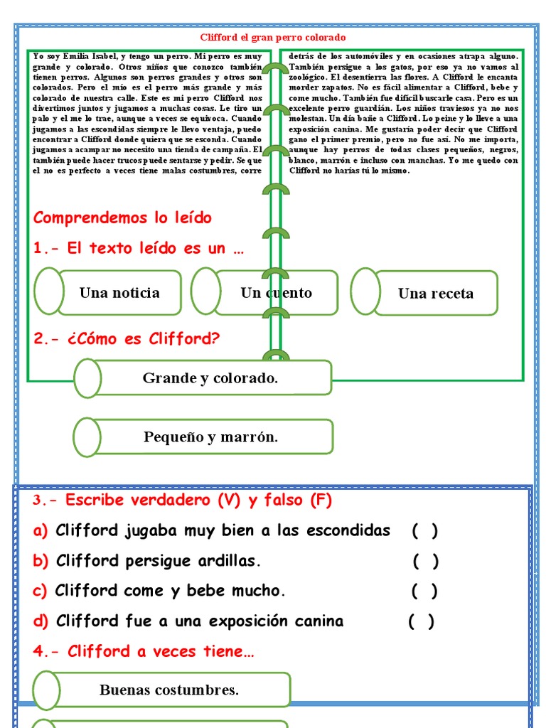 Clifford El Gran Perro Colorado | PDF | Historia