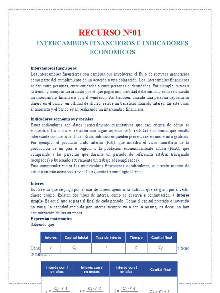 Unidad 1 - Semana 1 - Anexo - Matemática 5° | PDF | Pequeñas y medianas ...