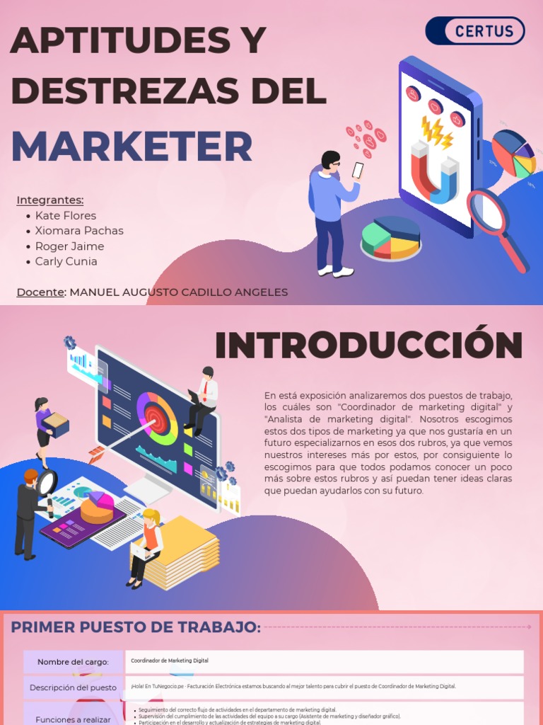 TAREA Aptitudes y Destrezas Del Marketer | PDF | Marketing | Publicidad ...