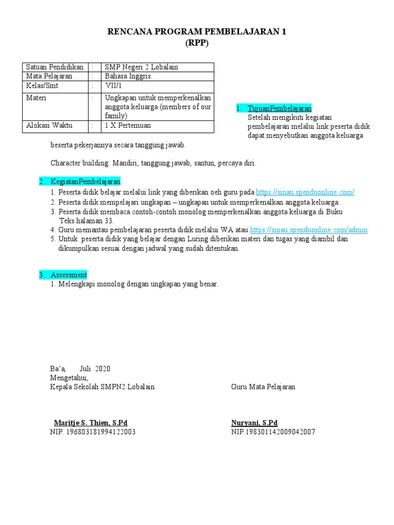 RPP 3.2 Family | PDF