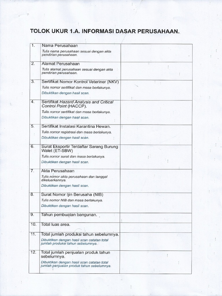 Tolak Ukur Buku Besar Karantina | PDF