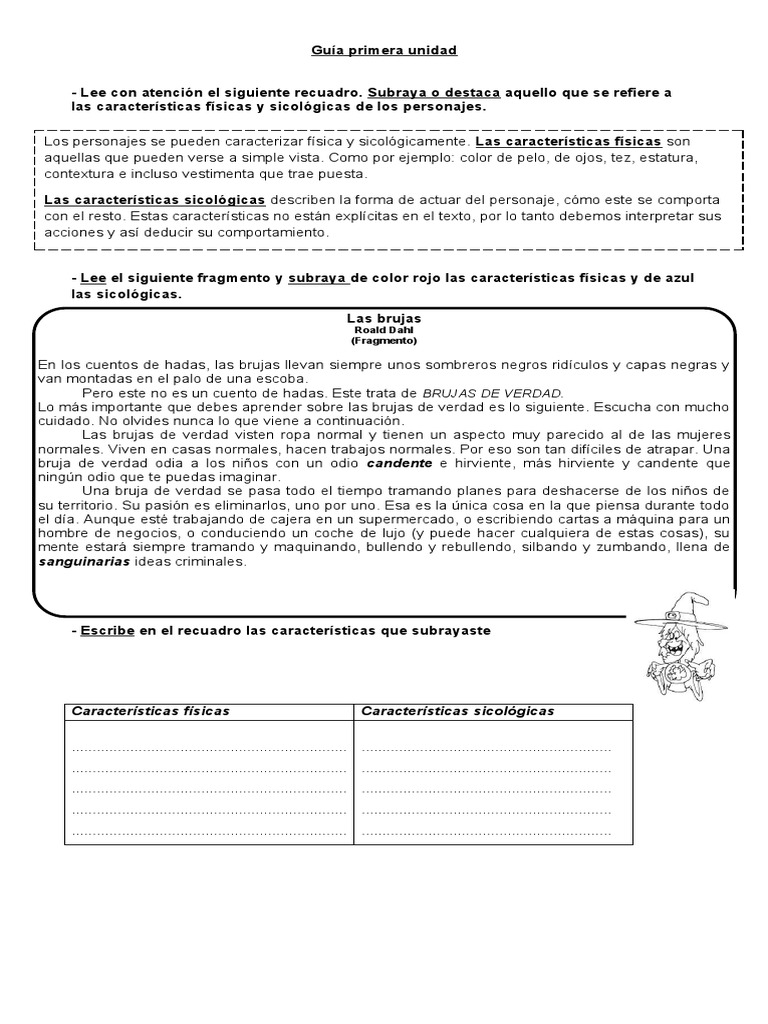 Guía n° 1 quinto | PDF