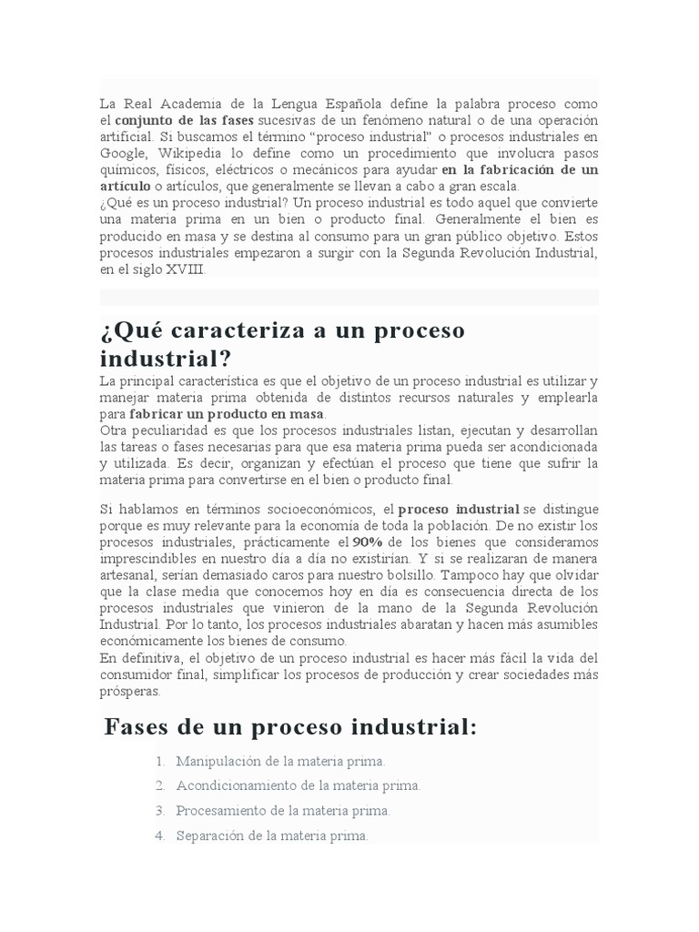 La RAE Define La Palabra Proceso | PDF | Importar | Consumo (economía)