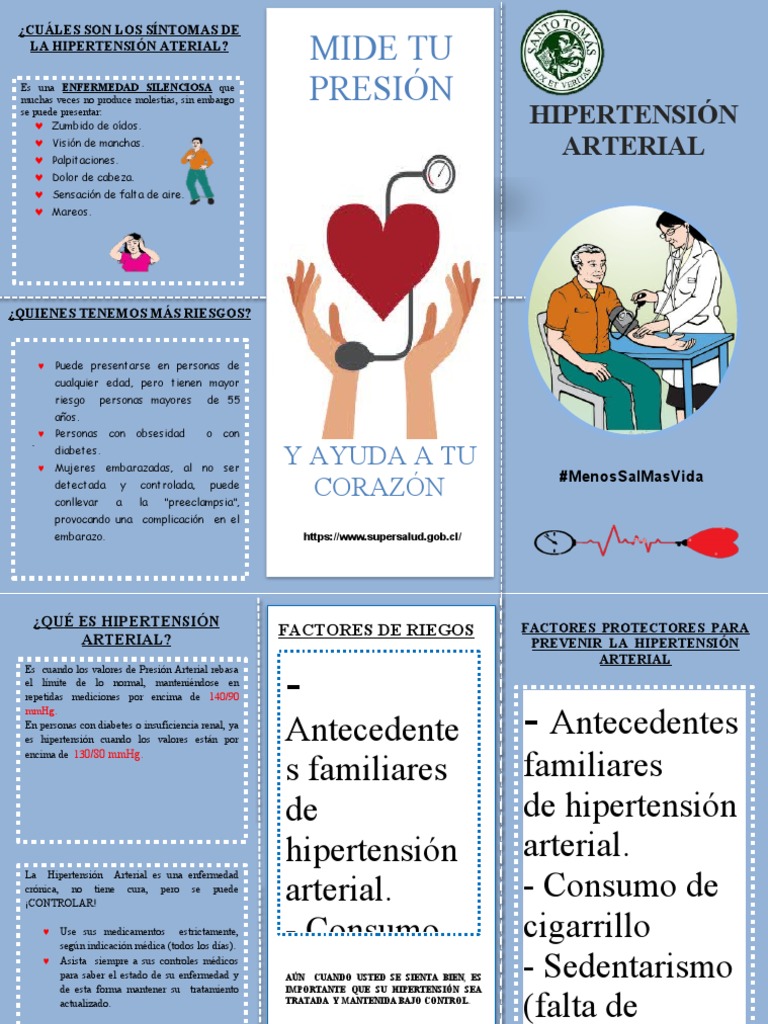 Triptico Final | PDF | Hipertensión | Medicina Triptico Final | PDF | Hipertensión | Medicina
