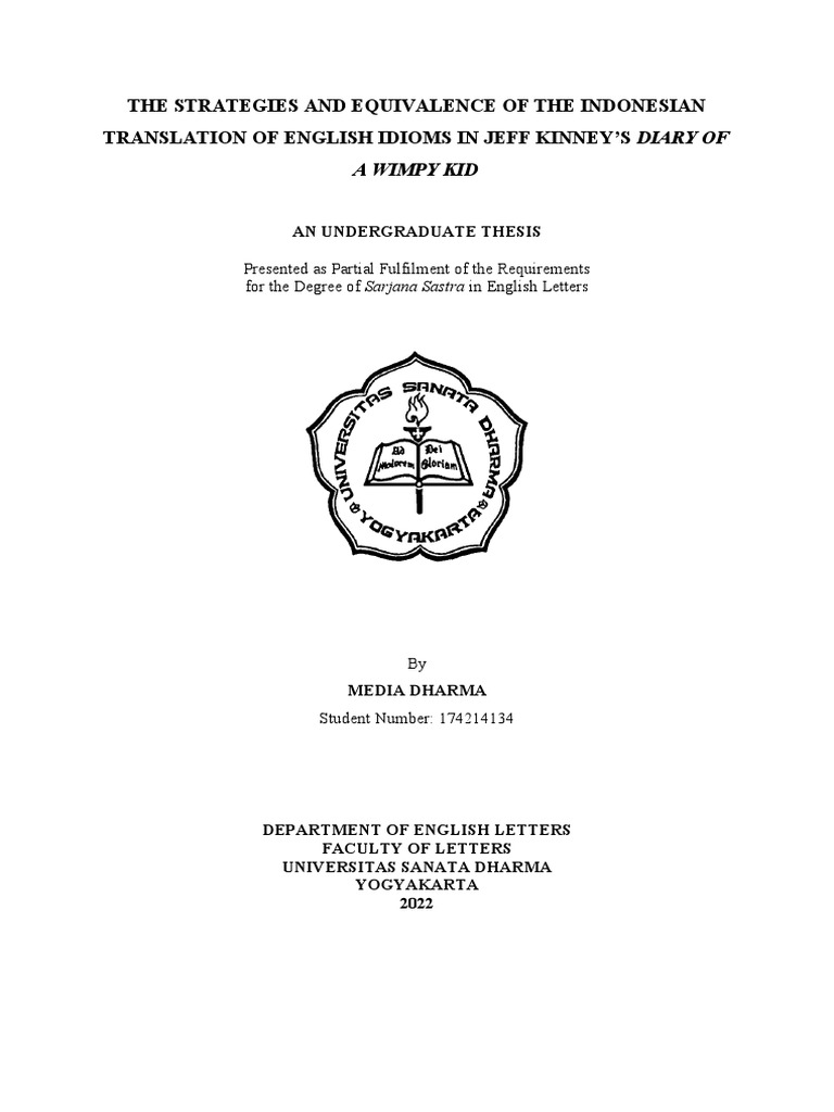 Translation Strategies of English Idioms | PDF | Translations | Idiom