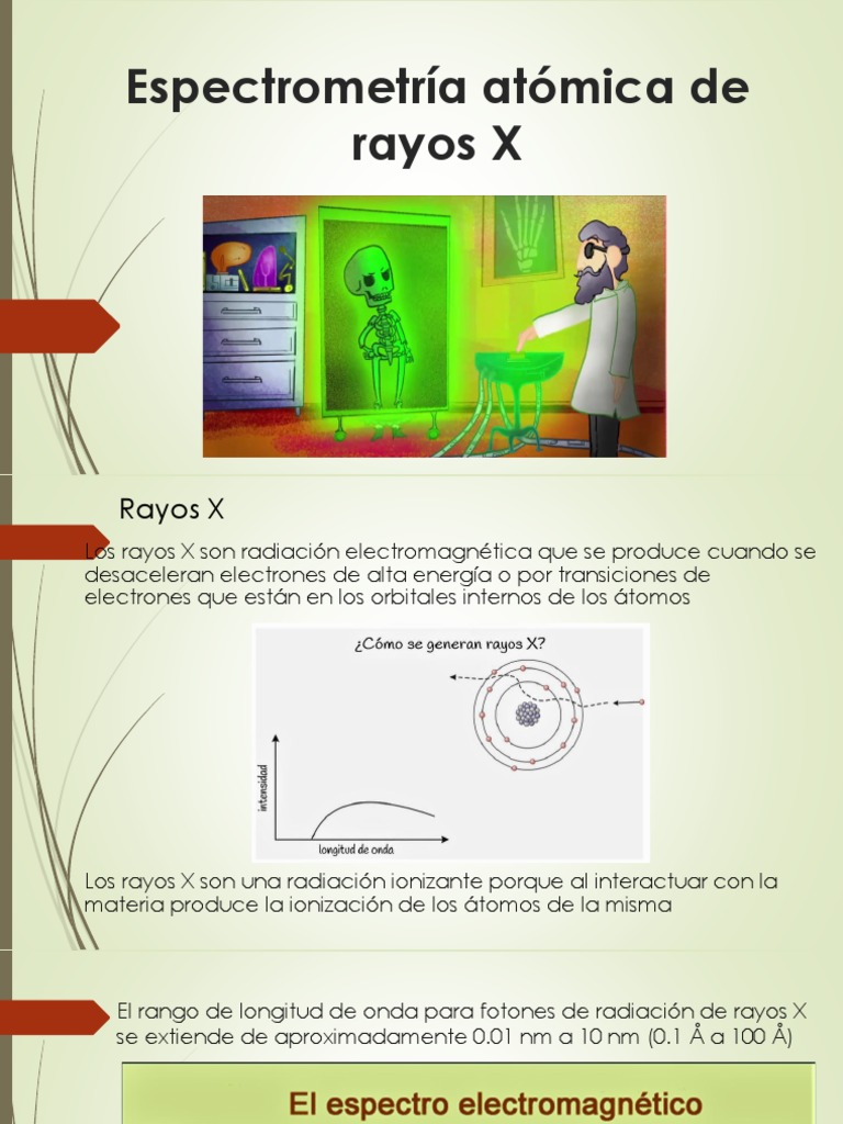07 Espectrometría de Rayos X 2023 | PDF | Rayo X | Electrón