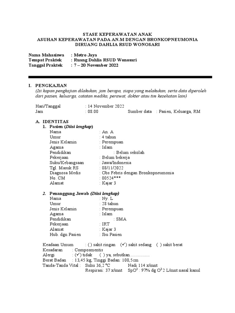 Askep Anak 2 | PDF | Kesehatan Holistik | Sains & Matematika