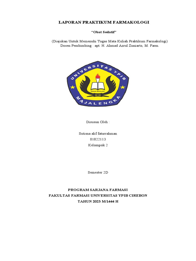 Laporan Praktikum Farmakologi | PDF