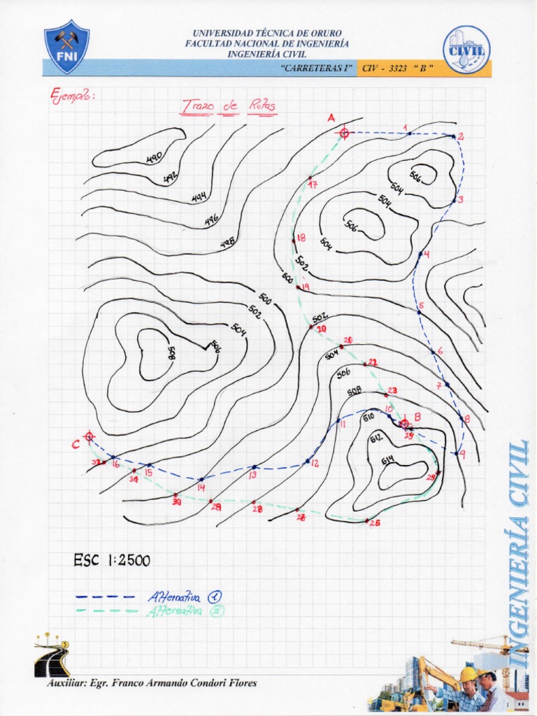 Ejemplo de Trazado de Rutas | PDF