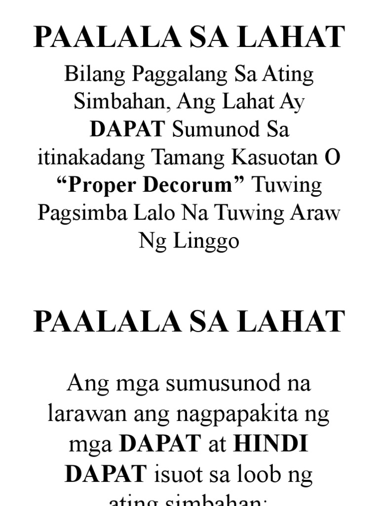 Proper Decorum | PDF | Prayer | Eucharist