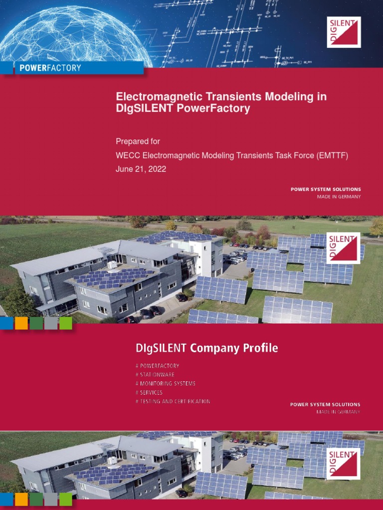 WECC EMTTF DIgSILENT Introduction | PDF