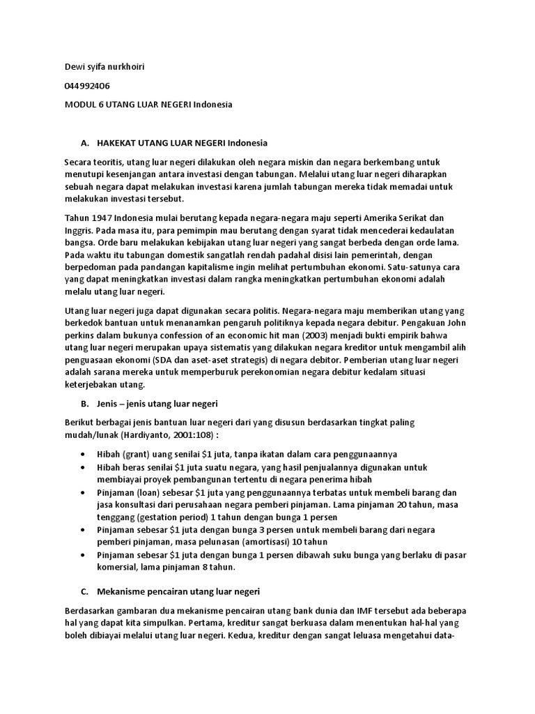 Resume Modul 6 | PDF
