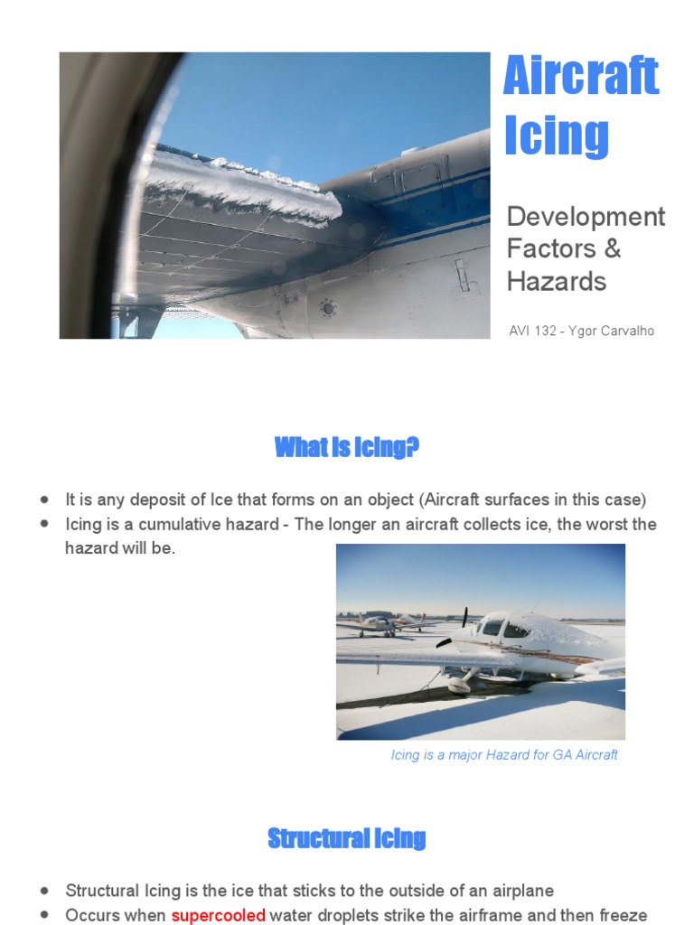 Aircraft Icing: Risks & Prevention | PDF | Business | Science & Mathematics